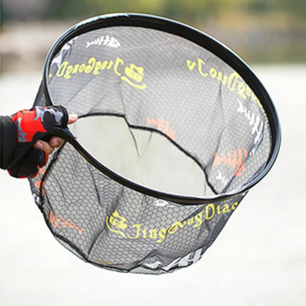 Fishing-Landing-Net-Aluminum-Alloy-Black-Carp-Sturgeon-Foldable-Mesh ...