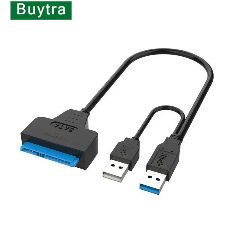 1pc Sata To Usb 3.0 / 2.0 Cable Adapter Up To 6 Gbps 7+15/22 Pin For ...