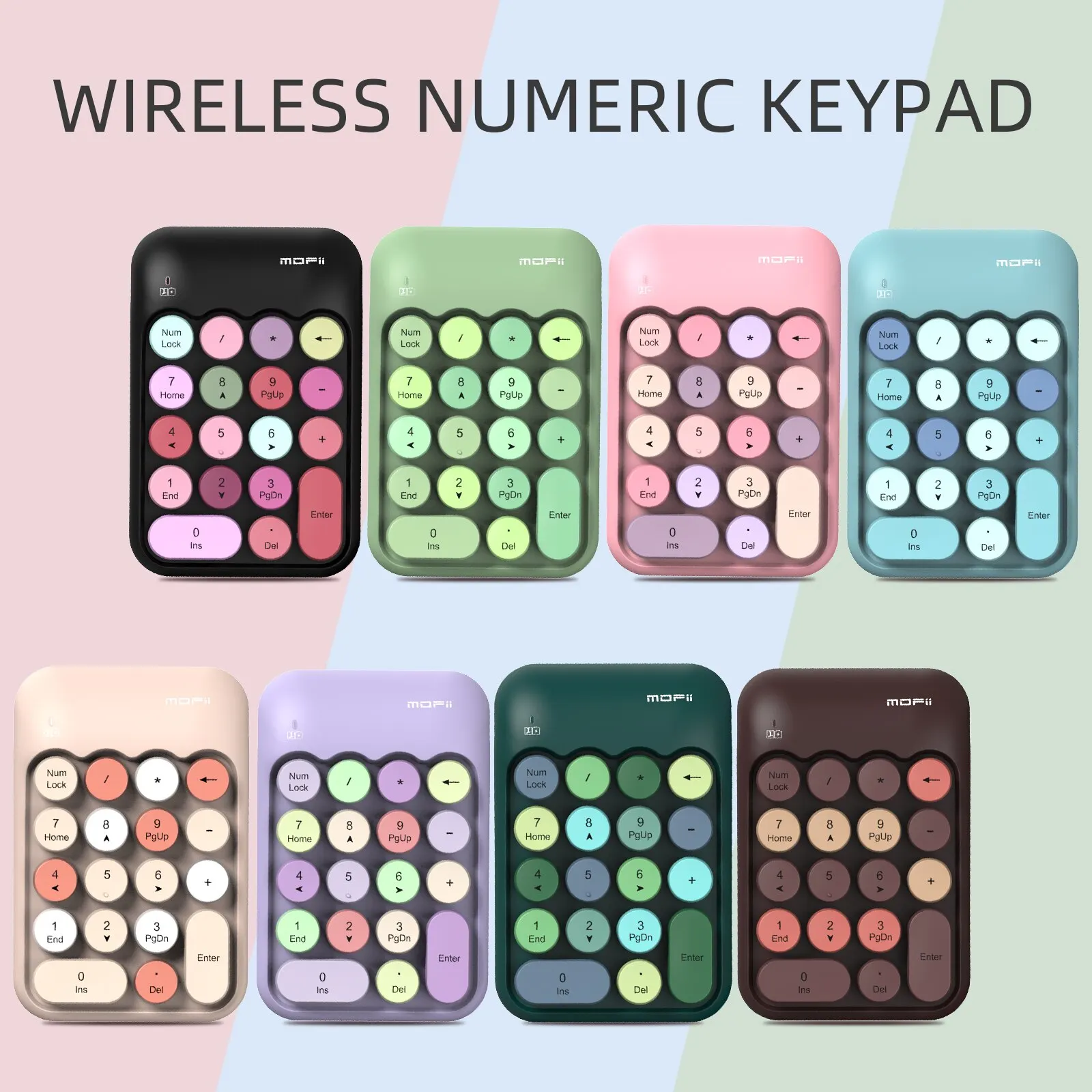 MOFII-Wireless-Numeric-Keypad-Colorful-Retro-Mini-Portable-Numeric ...