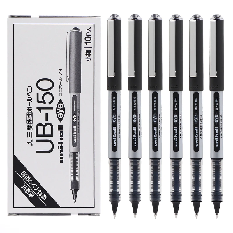 uni ball Eye Micro UB 150 Gel Pen 0.5mm Black Blue Red Handwriting ...