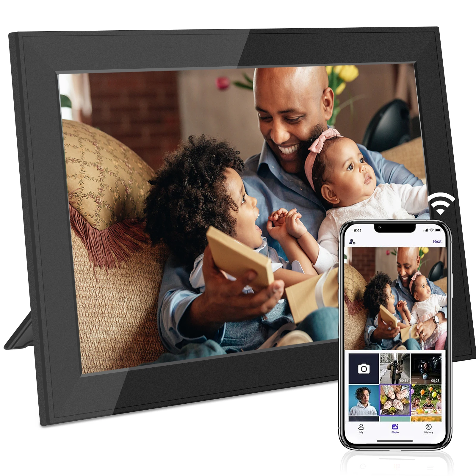 WiFi-Digital-Photo-Frame-10-1-Inch-Smart-Digital-Picture-Frame-with ...