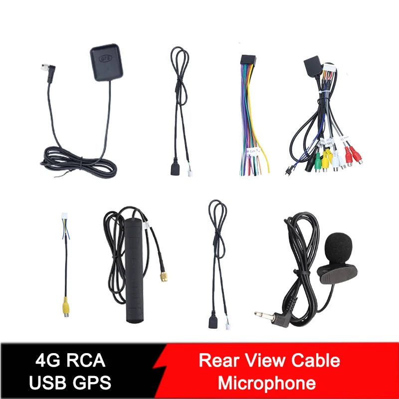 Microphone-USB-GPS-Rear-View-Camera-RCA-Output-AUX-SIM-Card-Slot-Radio ...