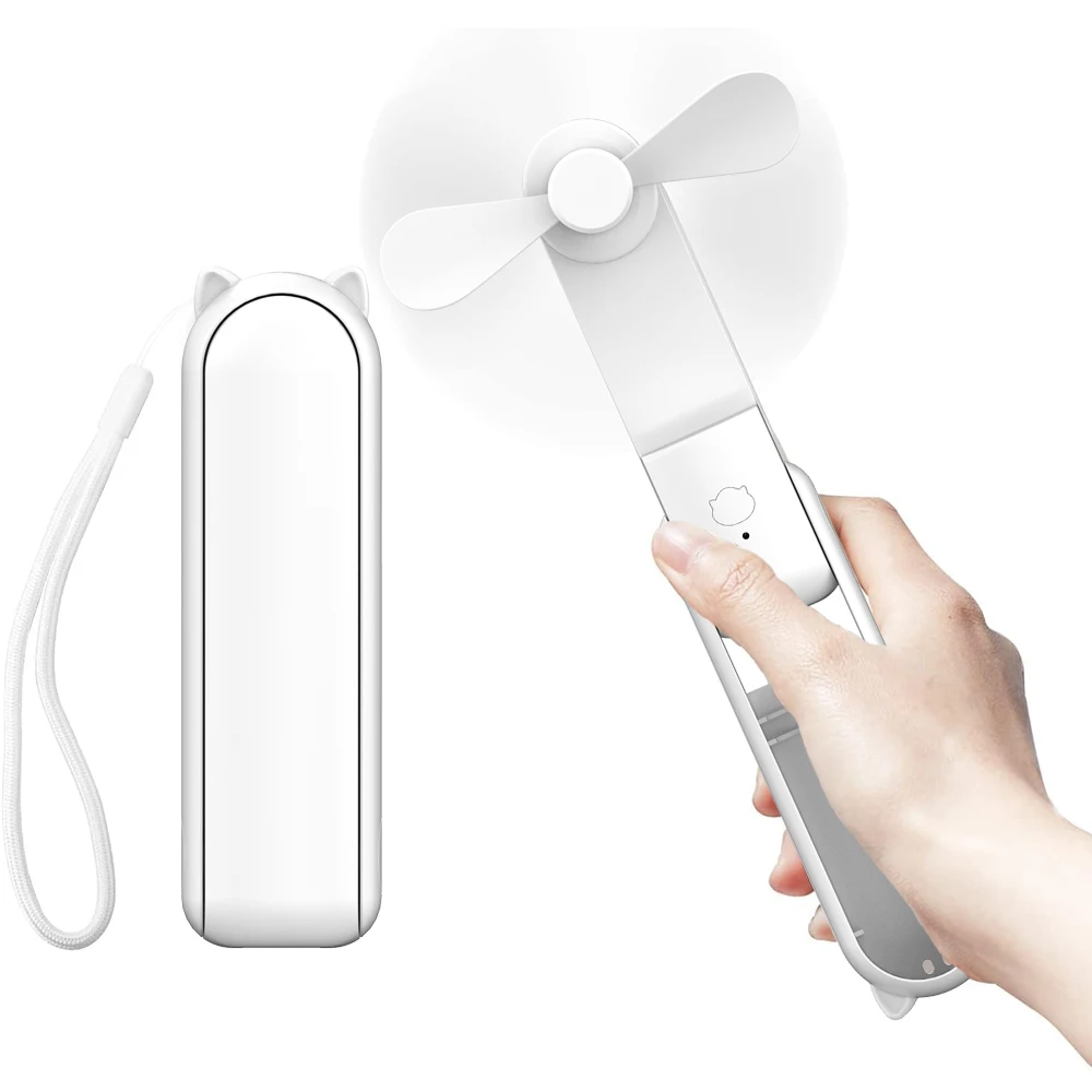 Mini-Fan-2000mAh-USB-Rechargeable-3-Speed-Handheld-Fan-Portable ...