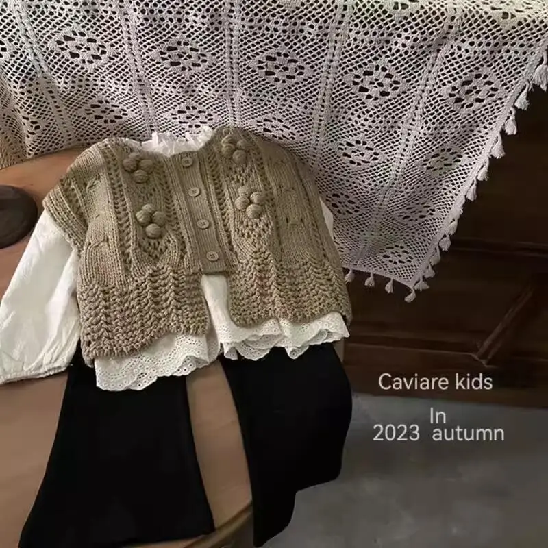 Girls-Cotton-2Pcs-Suit-Spring-Autumn-Children-Baby-Kids-Lace-Shirt ...