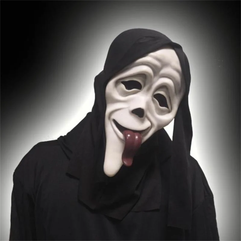 New Funny Party COS Ghost Face Mask Scream Movie Horror Mask Halloween ...