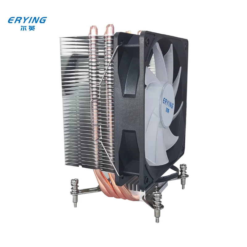 ERYING enfriador de CPU de 4 tubos de calor EY400 LED RGB 120mm PWM 4 ...