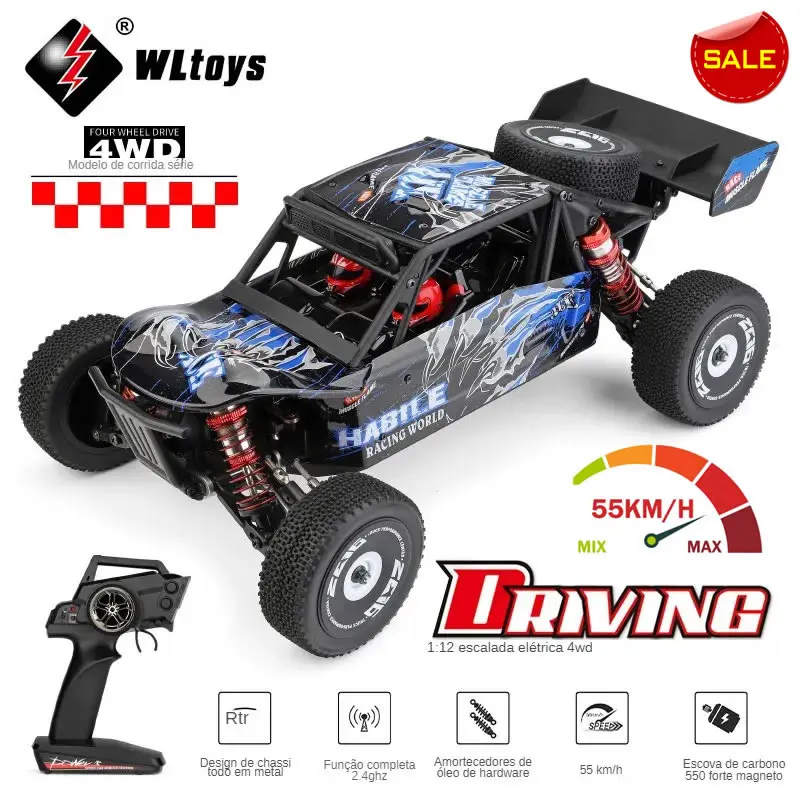 WLtoys 144010 V8 1 :14 4WD 75Km/H Télécommande Drift RC Voiture De ...