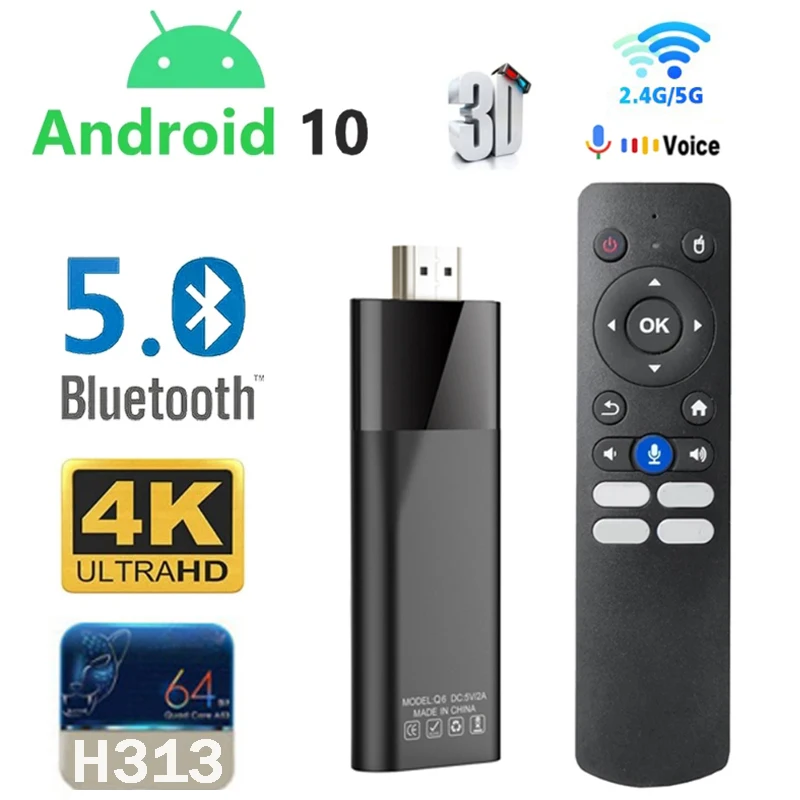 Dispositivo-de-TV-inteligente-Q6-Mini-decodificador-con-Android-10-Allwinner-H313-cuatro-n-cleos ...