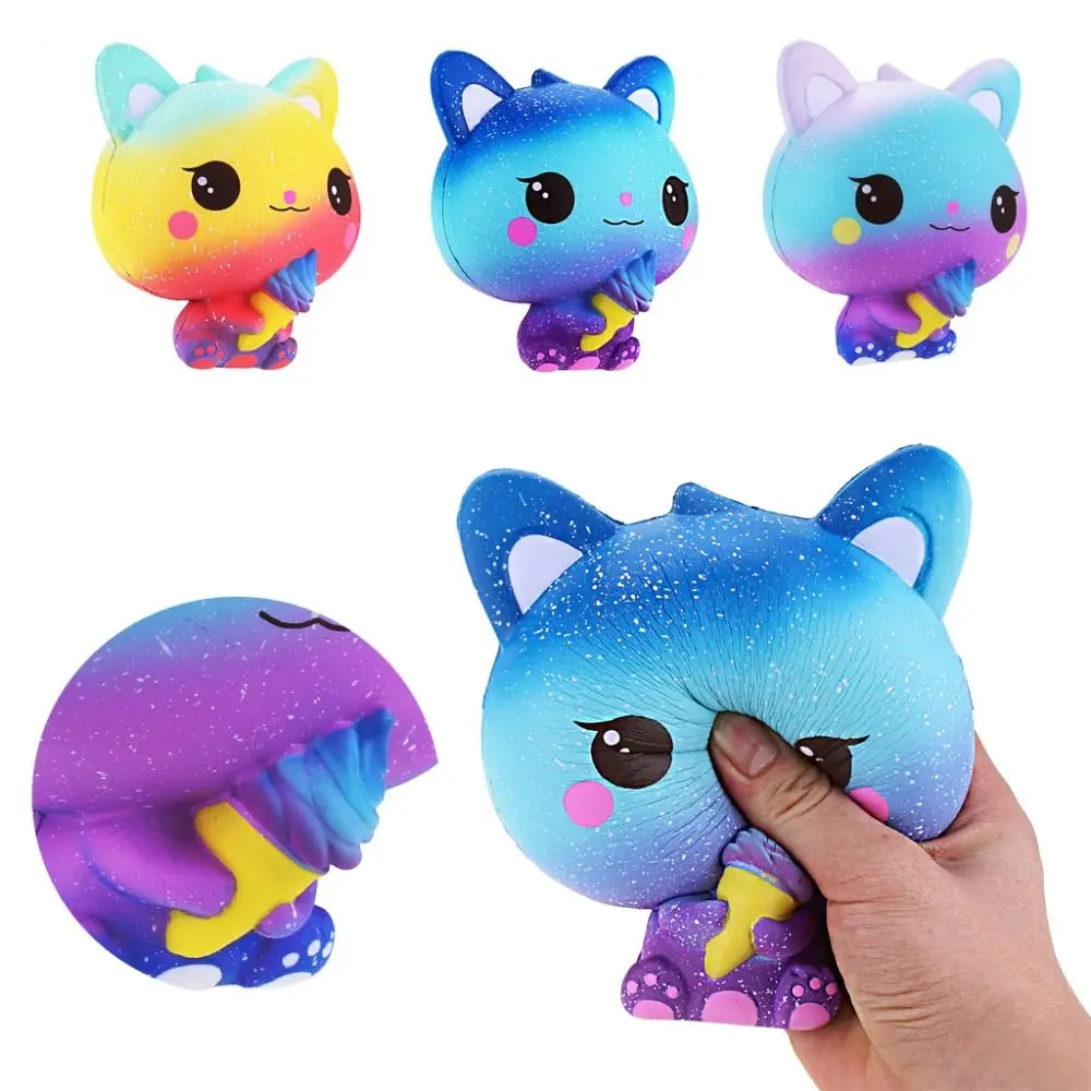 New Cartoon Cat Pinch Toy Slow Rebound Stress Release Decompression ...