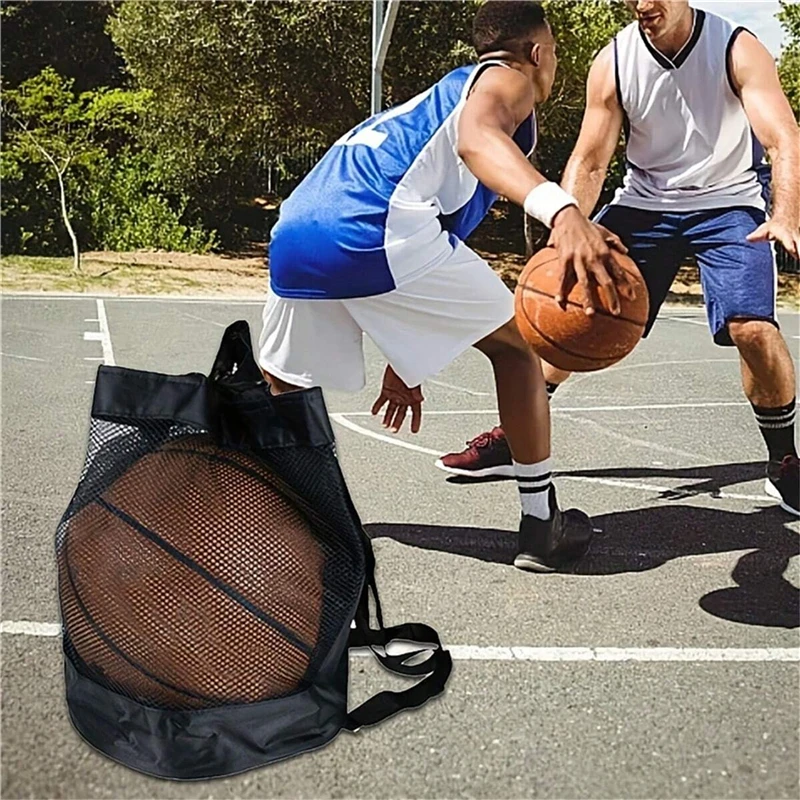 Portable-Basketball-Mesh-Bag-Outdoor-Football-Soccer-Storage-Backpack ...