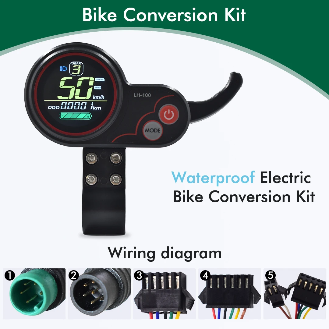 E-bike-LCD-LH100-Colorful-Display-Meter-24V-60V-SM-Waterproof ...