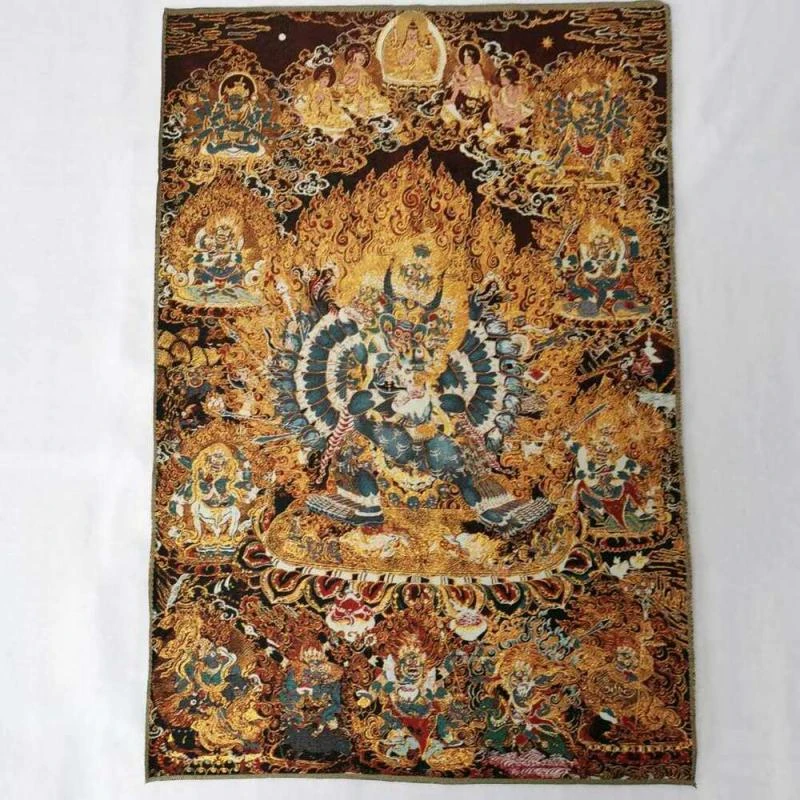 Cloth Mural | Silk Mural | Statues Sculptures - 36 Tibet Tibetan Buddha ...