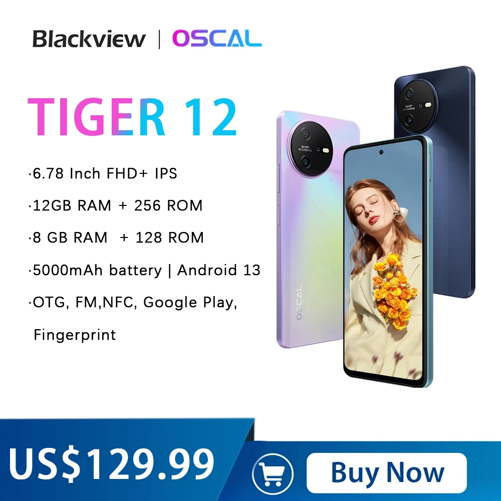 Blackview-OSCAL-TIGER-12-Ultra-Thin-4G-Smartphone-Android13-6-78-Inch ...