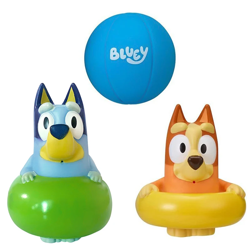 Bluey-Bingo-Cute-Bath-Toys-Set-Anime-Dog-PVC-Model-Dolls-Water-Sprayer ...