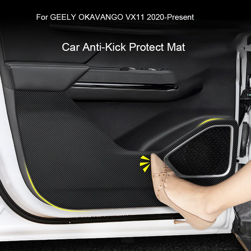 Car B-Pillar Door Anti-Kick Protect Pad For GEELY OKAVANGO VX11 2020 ...