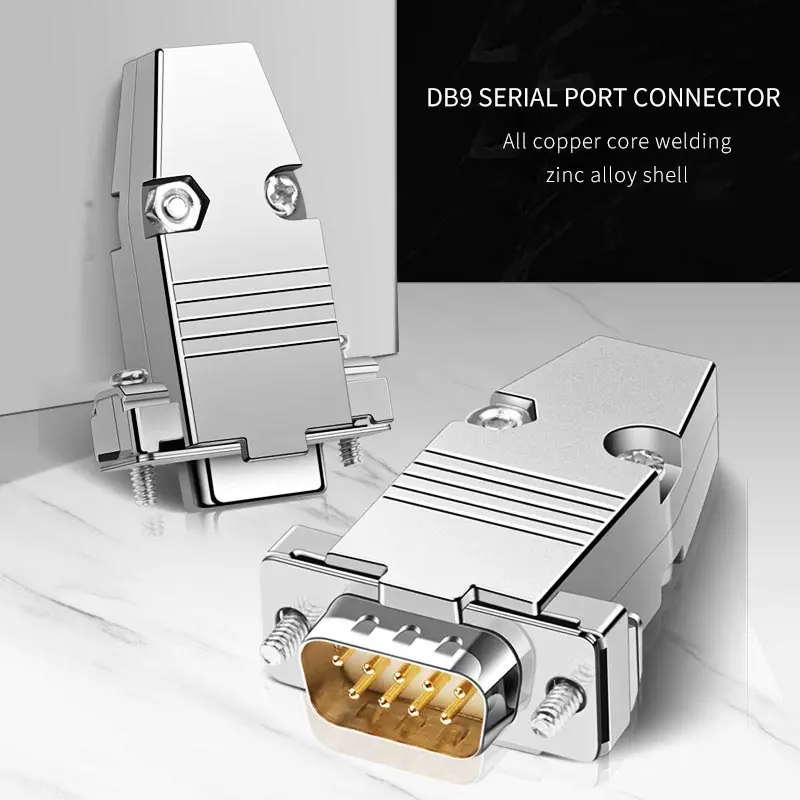 RS232 Serial Port Connectors 10x RS232 DB9 9-Pin Female Connectors ...