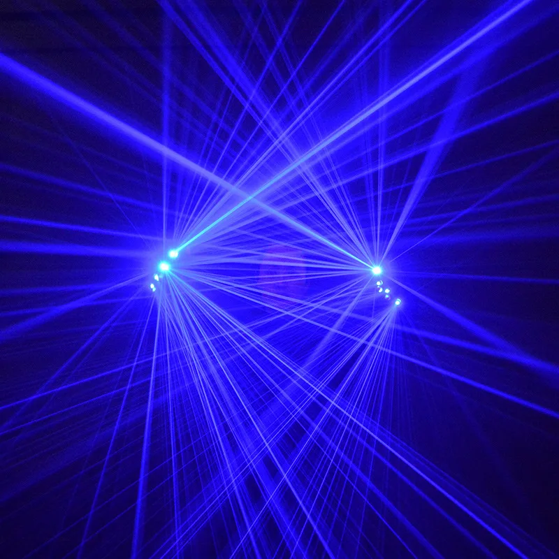 Blue Rave Lights Wallpaper