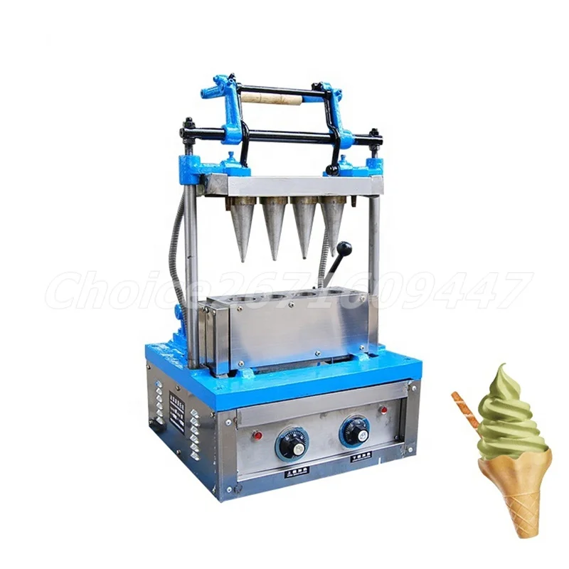 Commercial-Ice-Cream-Cone-Machine-Electric-Ice-Cream-Wafer-Cone-Making ...