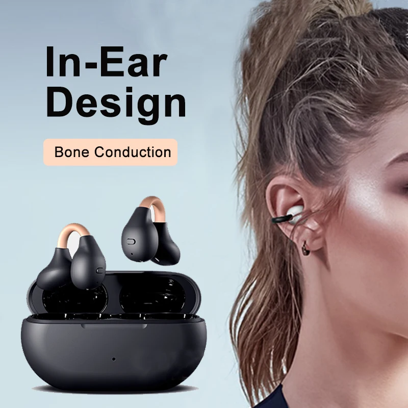 Wireless-Bluetooth-Headphones-TWS-Mini-Ear-Clip-Bone-Conduction ...