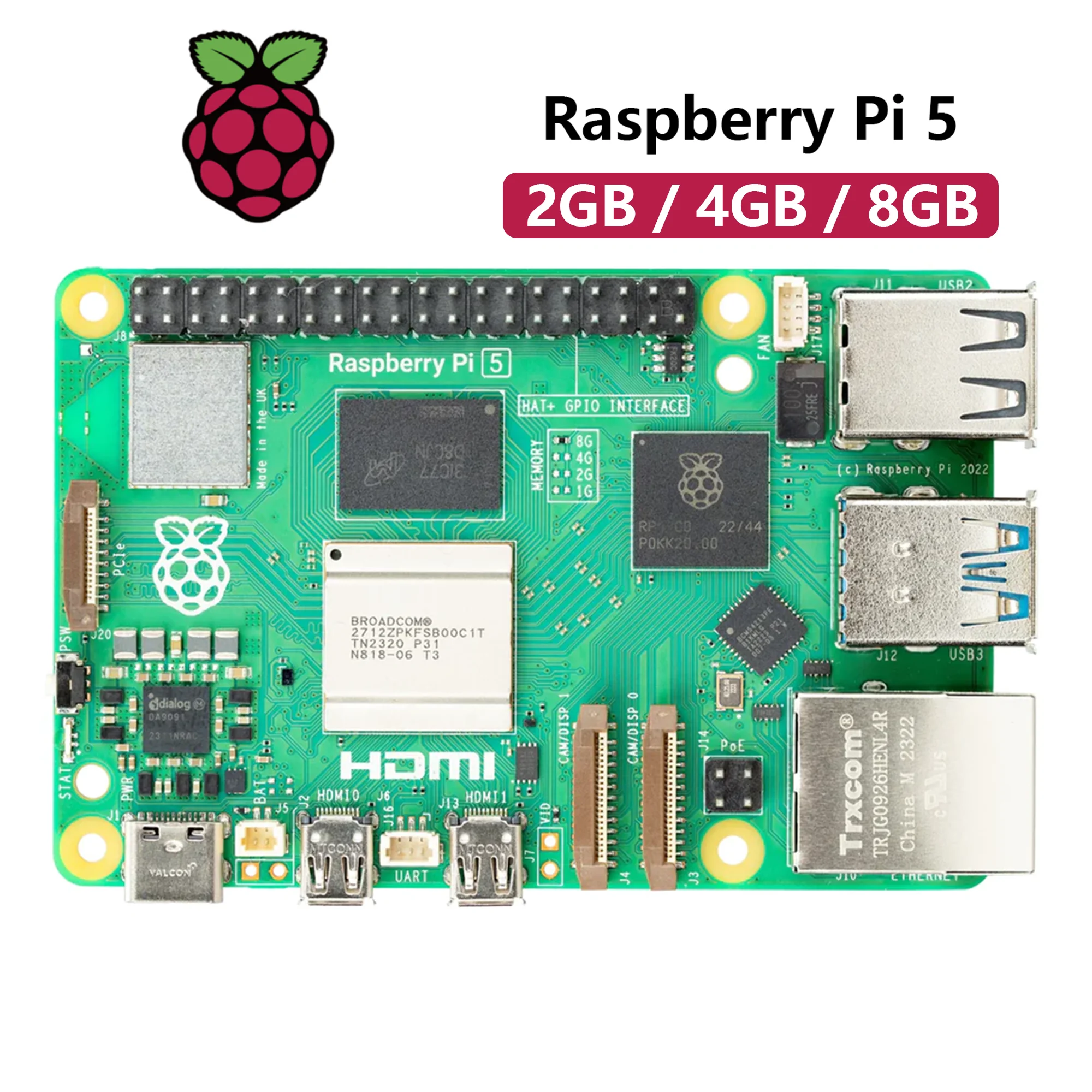 Official-Raspberry-Pi-5-Development-board-Optional-2GB-4GB-8GB-Quad ...