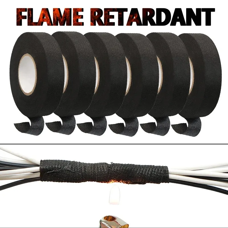 9/15/19/25MM Heat-resistant Cloth Tape Wire Harness Electric Heating ...