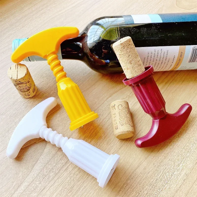 Sacacorchos-de-pl-stico-para-abrir-botellas-de-vino-extractor-de-corcho ...