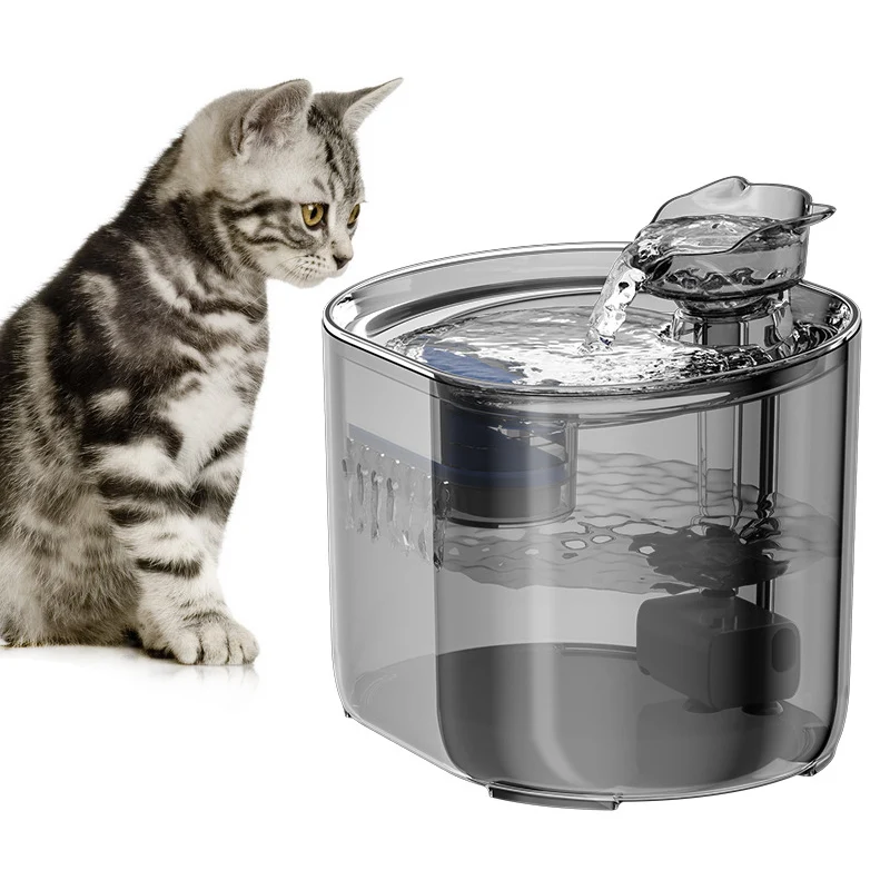 Cat-Water-Fountain-Auto-Recirculate-Filter-Cats-Water-Dispenser ...