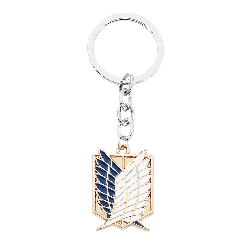 Attack On Titan Keychain Wings of Liberty Freedom Scouting Legion Eren ...