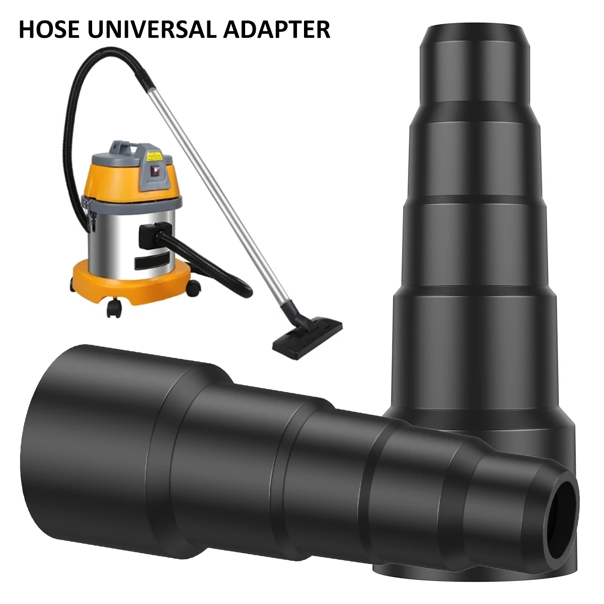 2 Pcs Universal Vacuum Cleaner Adapter Kit 5-layer Hose Connector 23mm ...