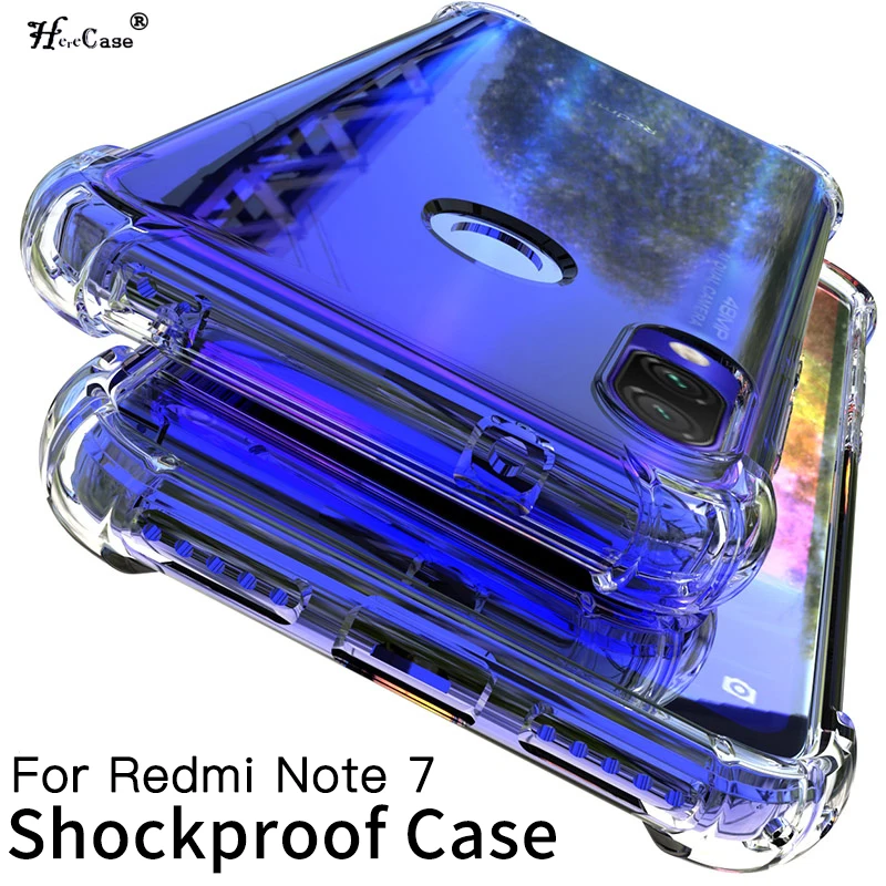 For-Xiaomi-Redmi-Note-7-Case-Cover-Silicone-Shockproof-Redmi-7-Note-7 ...