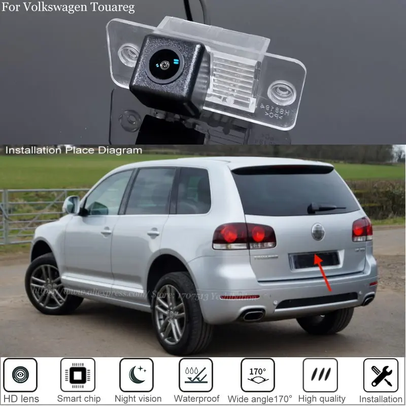 Car Rear View Backup Camera For VW Volkswagen Touareg 2002 2003 2004 ...