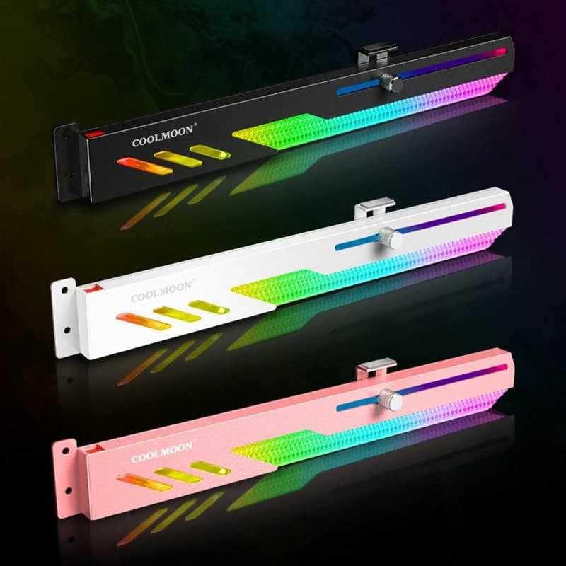 Gt8 Graphics Card Bracket 5v Argb Synchronous Horizontal Chassis ...