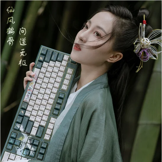Varmilo Red-crowned Crane 108key Mechanical Keyboard Wired Static ...