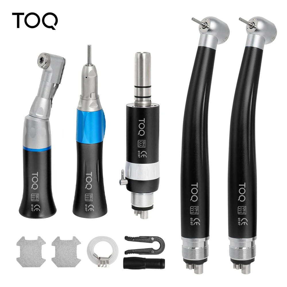 Dental-High-Low-Speed-Handpiece-kit-Straight-Contra-Angle-Air-Turbine-2 ...