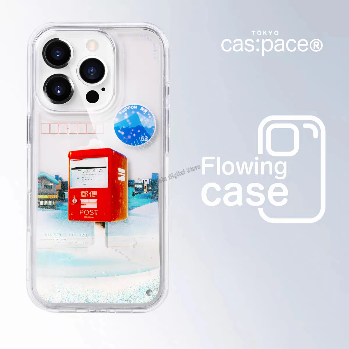 Original cas:pace Letters To Winter Flowing Phone Case Post Compatible ...