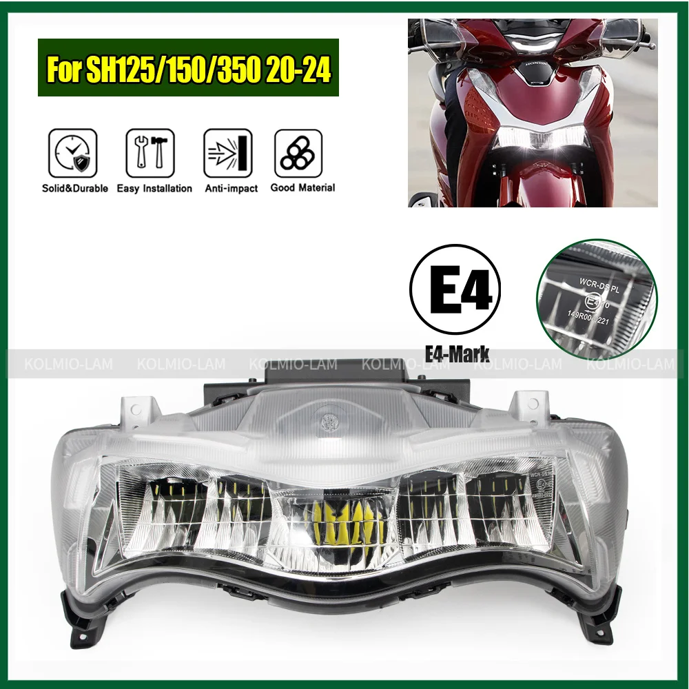 Fit for 2020 - 2024 Honda SH125 SH150 SH350 Motorcycle Headlight LED ...