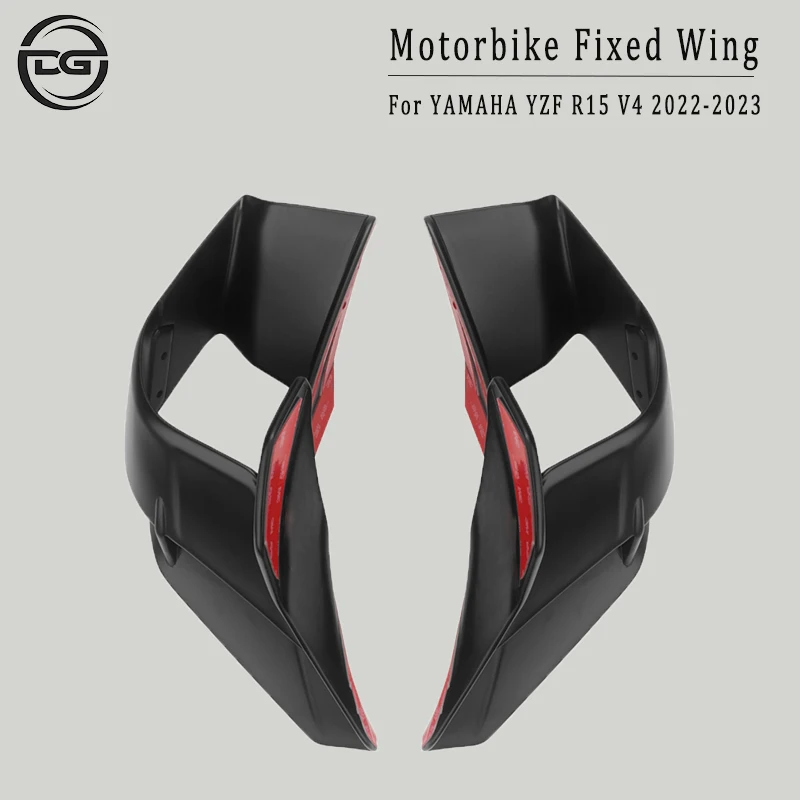 For-YAMAHA-YZF-R15-V4-2022-2023-Front-Fairing-Winglets-Aerodynamic-Wing ...