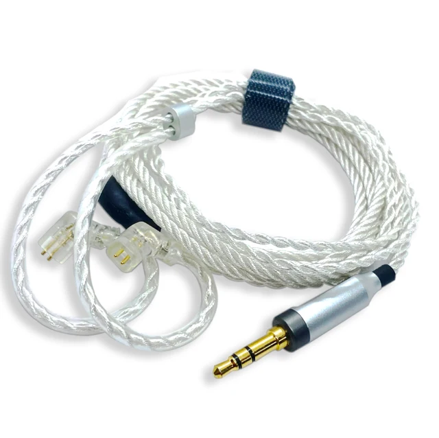 KZ ZST ZSN ZS10 Pro ZS3 ZS6 AS16 AS12 ZSN Pro Headphones Cord Silver ...