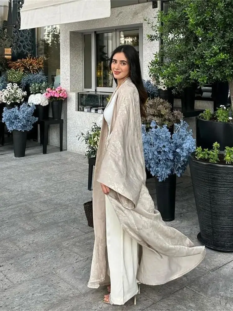 Ramadan Eid Open Dubai Luxury Abaya Damen Modest Kimono Coat 2025 ...