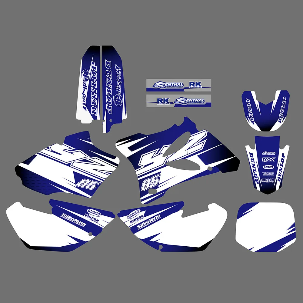 Motocross Team Graphics 야마하 YZ85 YZ 85 2002 2014 2013 2012 2011 2010 ...