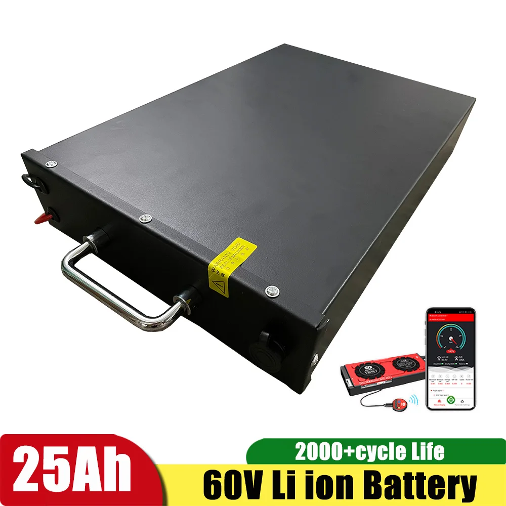 Citycoco Batteria 60V 25Ah Lithium Ion Battery with BMS for X7 X8 X9 ...