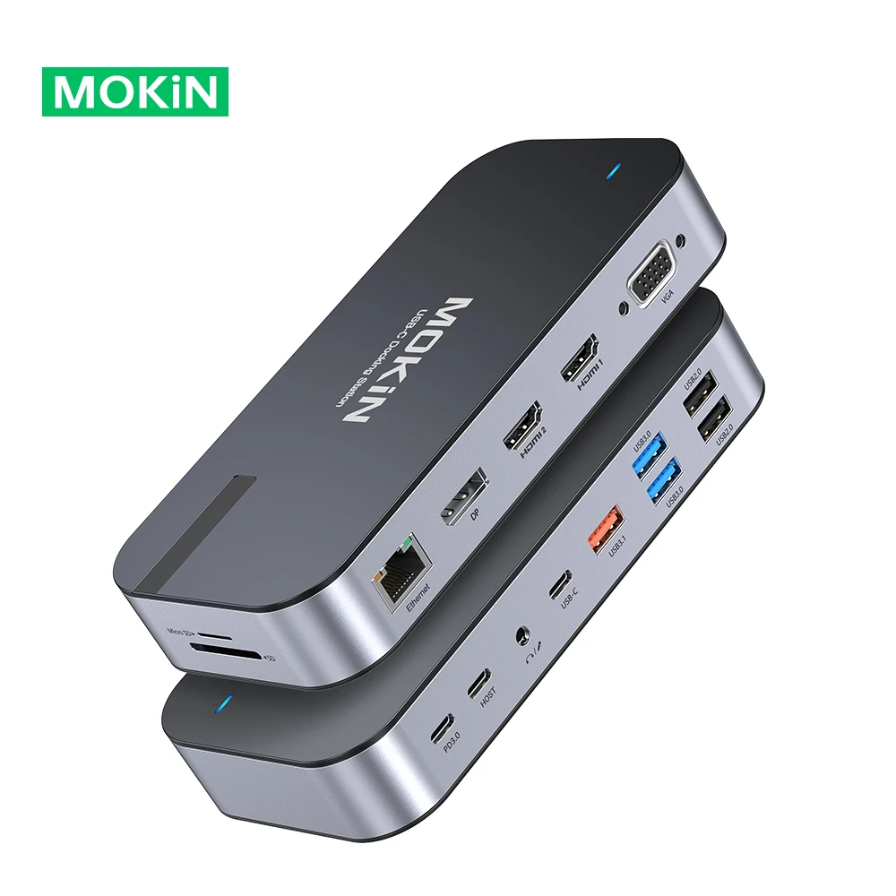 MOKiN-USB-C-Docking-Station-4K-Dual-HDMI-Display-Port-4-USB-VGA-RJ45 ...