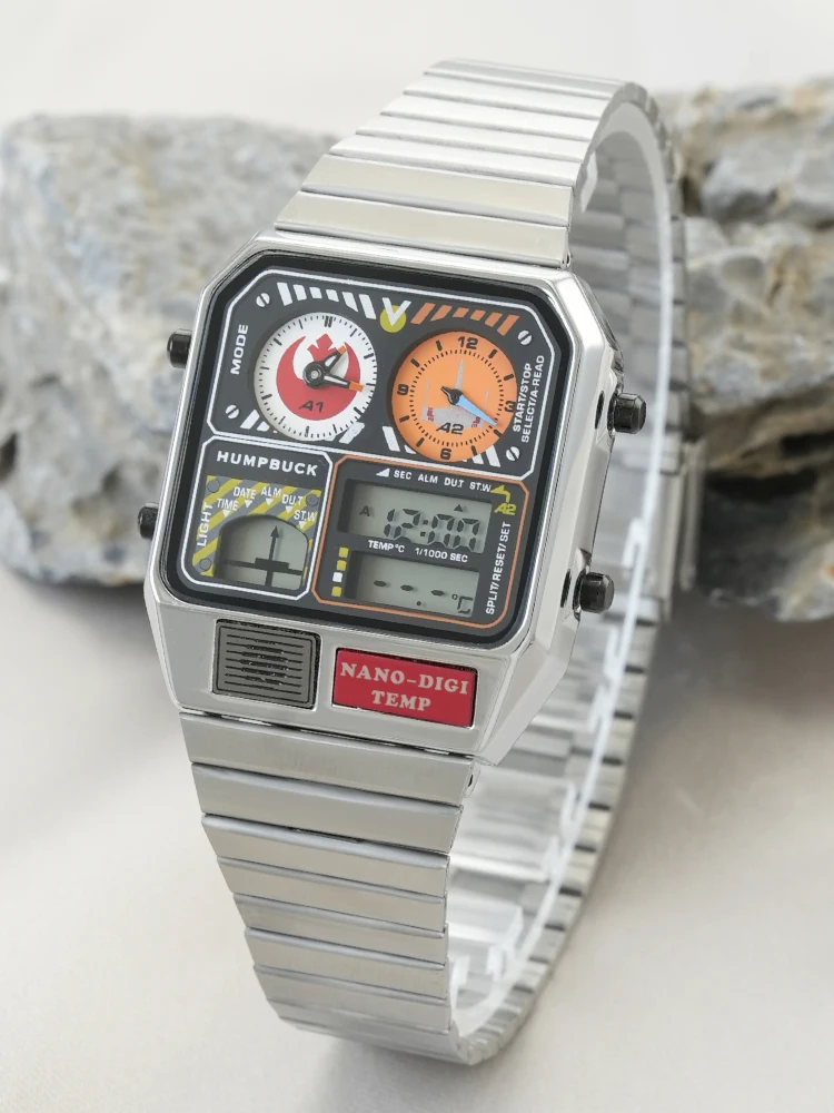 Quartz Digital Watch Men Military Waterproof Sports Mens Watches Luxury ...