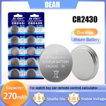 5-20 sztuk CR2430 CR 2430 3V bateria litowa do zegarka pilot ...