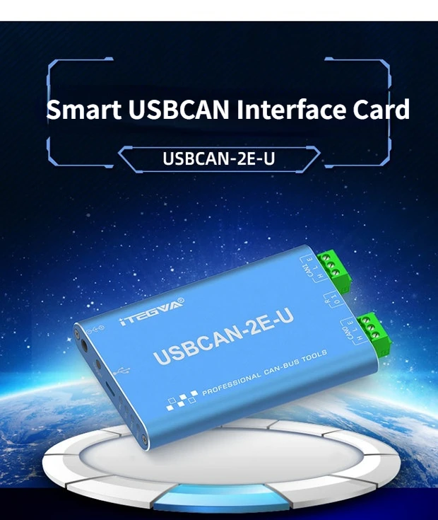 USBCAN 2E U Interfaz Inteligente USB para coche, analizador CAN Bus ...