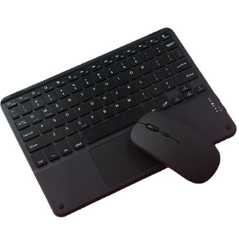 Touchpad-Wireless-Keyboard-For-iPad-PC-Computer-Laptop-Rechargeable ...