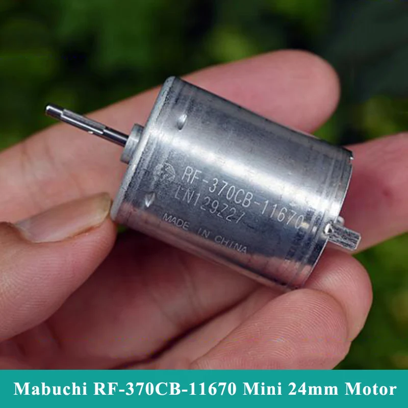 MABUCHI RF-370CB-11670 Mini 370 Motor DC 12V-24V 6000RPM 24mm Precious ...
