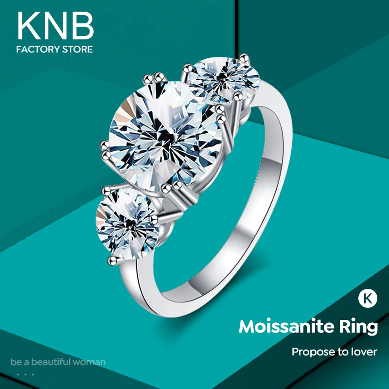 KNB-Luxury-Moissanite-Rings-for-Women-Gift-Real-925-Sterling-Silver-3ct-Diamond-with-Certificate ...