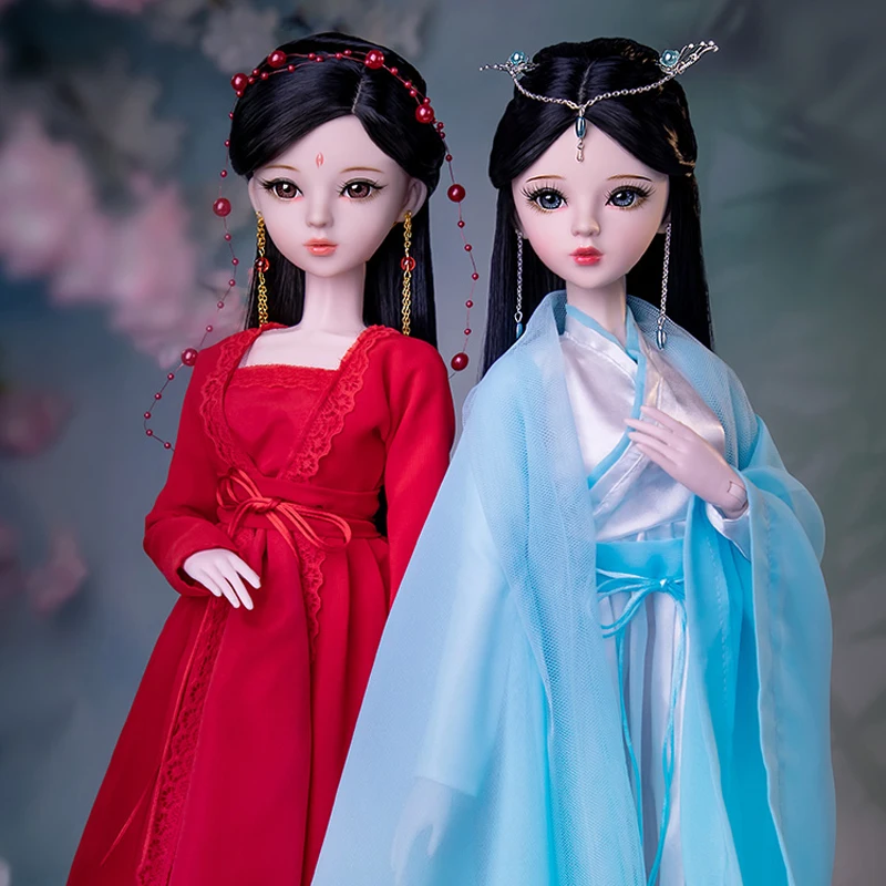 Handmad 1/3 Bjd Dolls Full Set 60cm To the Sky Kingdom Traditional ...