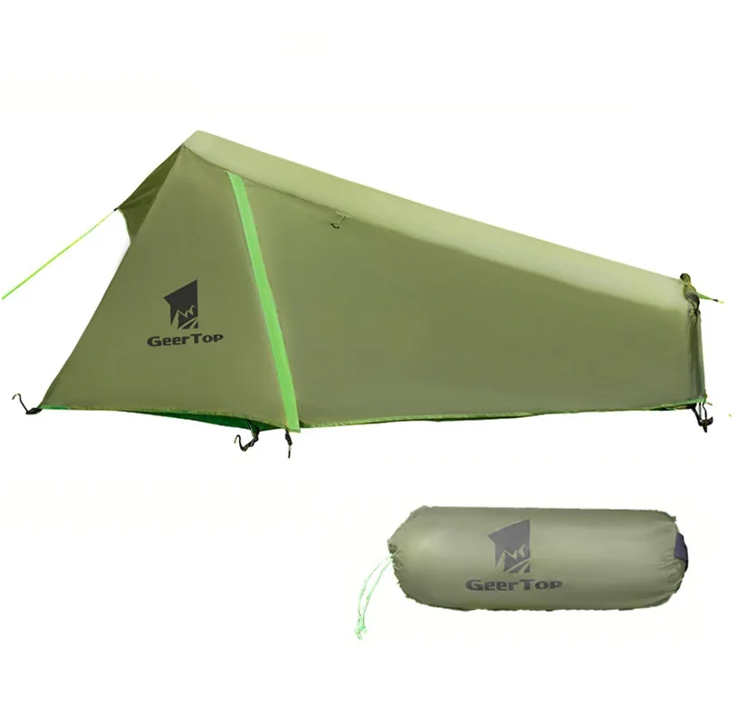 Ultralight-One-Person-Tent-Two-Layers-Outdoor-Camping-Survival-Single ...